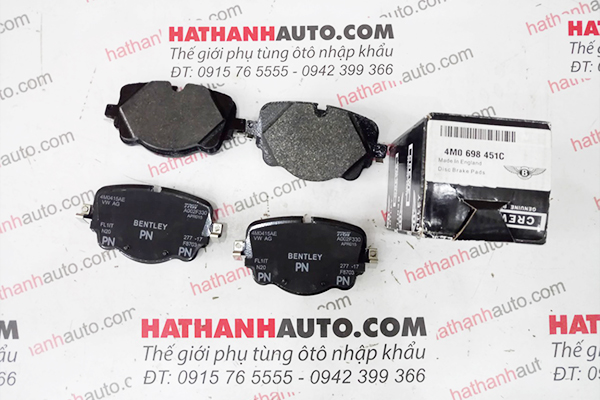 Má phanh (bố thắng) sau xe Bentley Bentayga - 4M0698451C