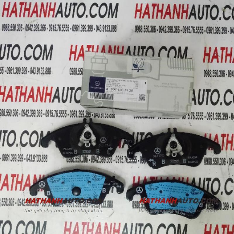 Má phanh (bố thắng) trước xe Mercedes E500, E550 W212- 0074207520