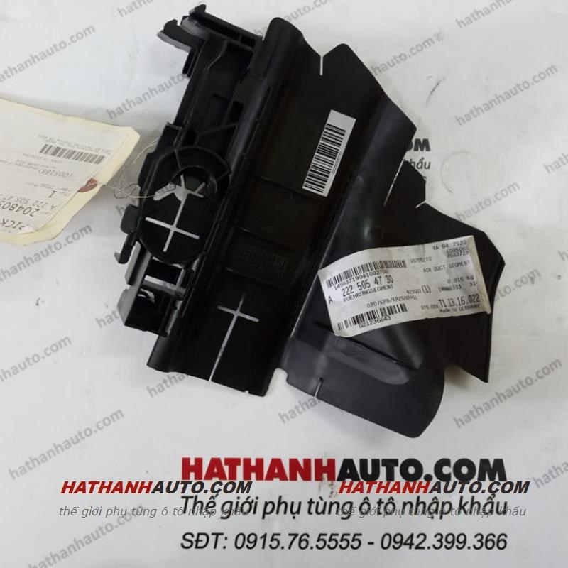 Ốp nhựa hút gió dưới xe Mercedes S550e, S560, S600 W222- 2225054730