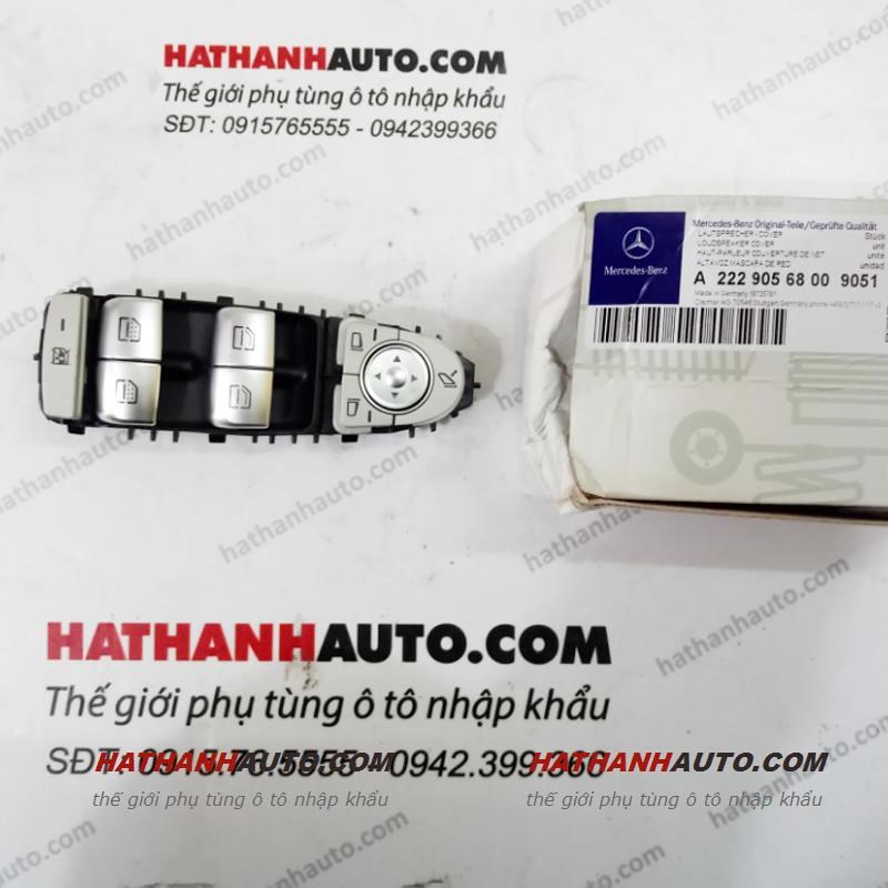 Công tắc lên xuống kính tổng xe Mercedes C450, C63 AMG W205