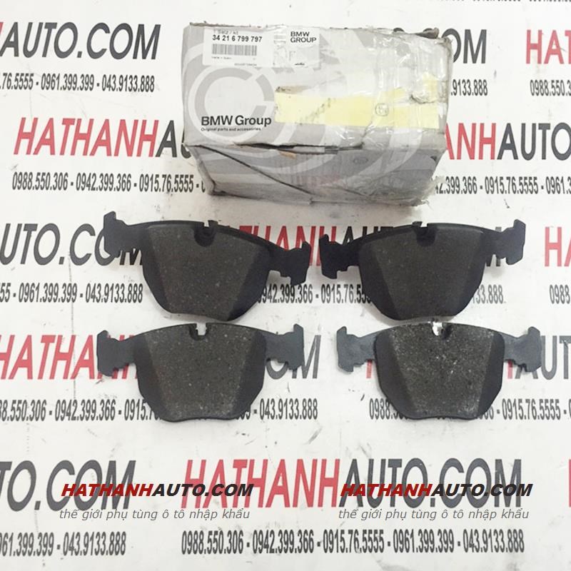 Má phanh (bố thắng) sau xe BMW 760i - 34216799797