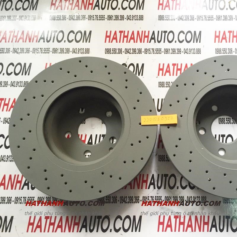 Đĩa phanh (thắng) trước xe Mercedes CL500, S500 - 2204210912