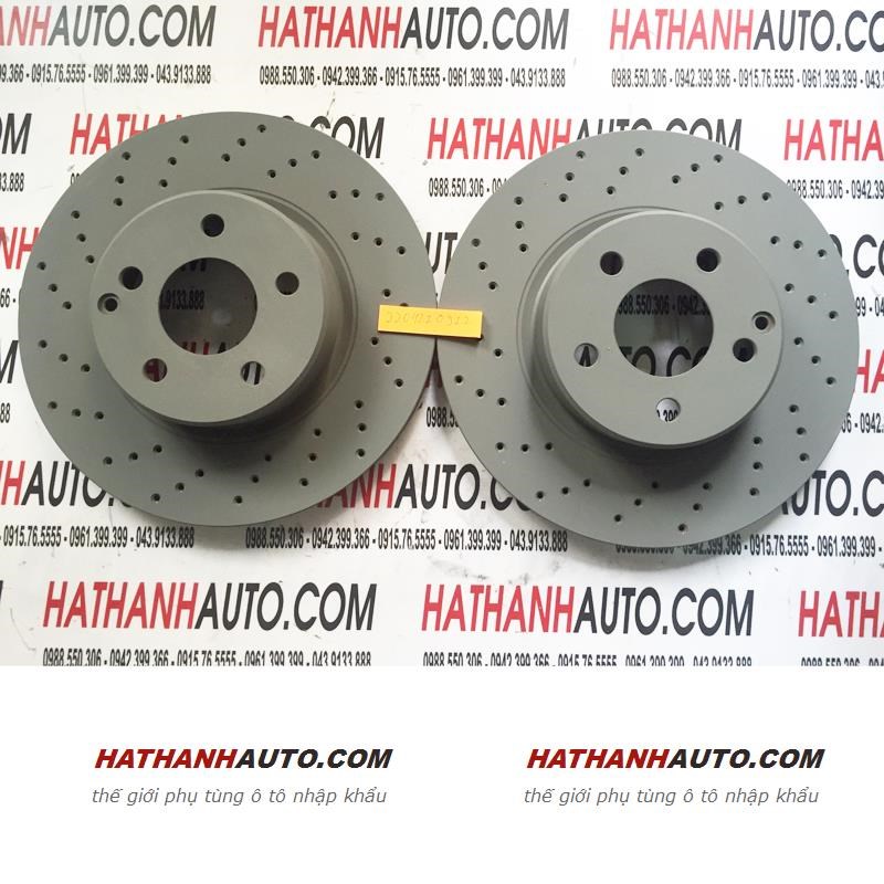 Đĩa phanh (thắng) trước xe Mercedes CL500, S500 - 2204210912