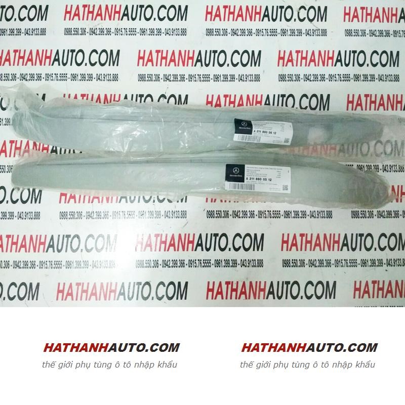 Ốp ba đờ sốc (cản) trước trái xe Mercedes E63 AMG W211 - 2118800512