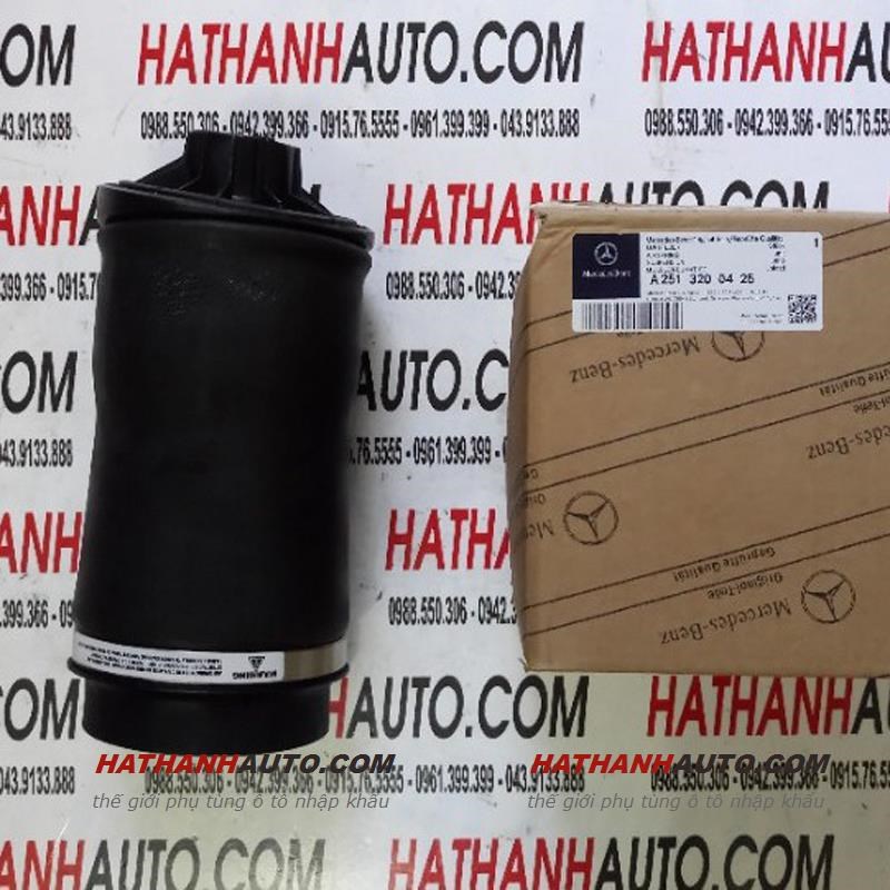 Bóng (bầu) hơi giảm xóc sau xe Mercedes R320, R350 - 2513200425