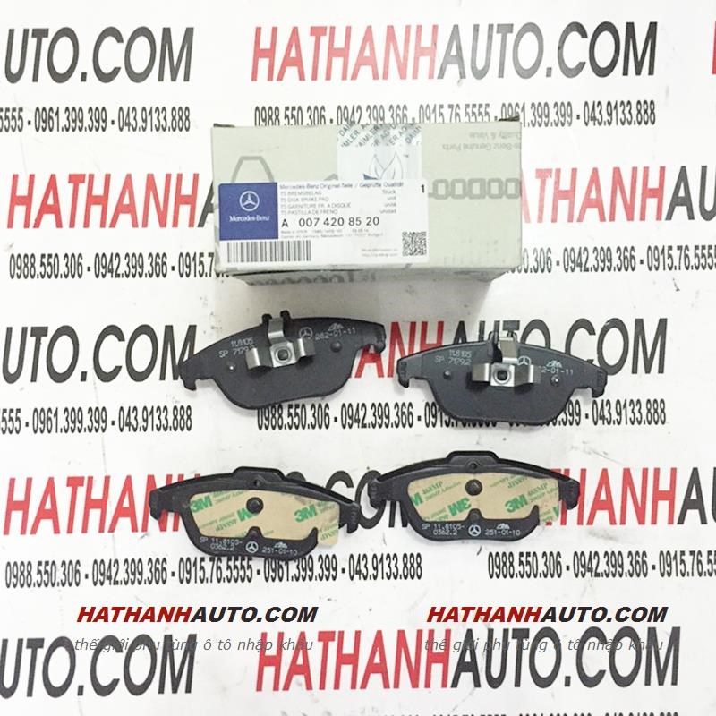Má phanh (bố thắng) sau xe Mercedes C200, C250 W204 - 0074208520