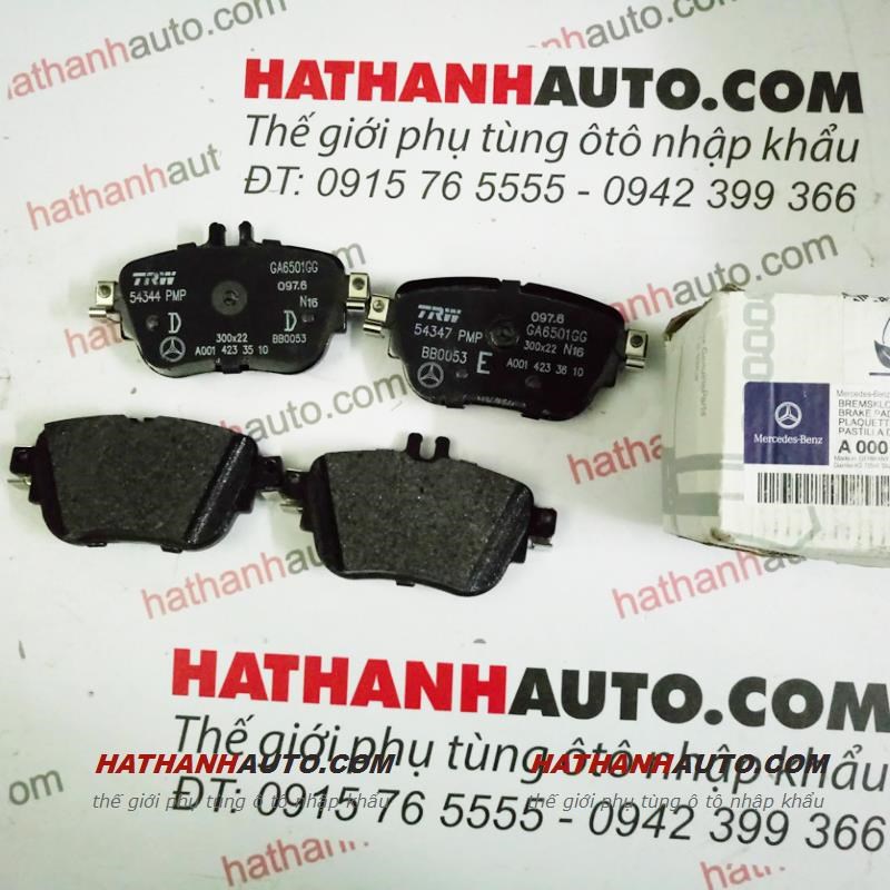 Má phanh (bố thắng) sau xe Mercedes E220d, E300d, E350d, E400d W213