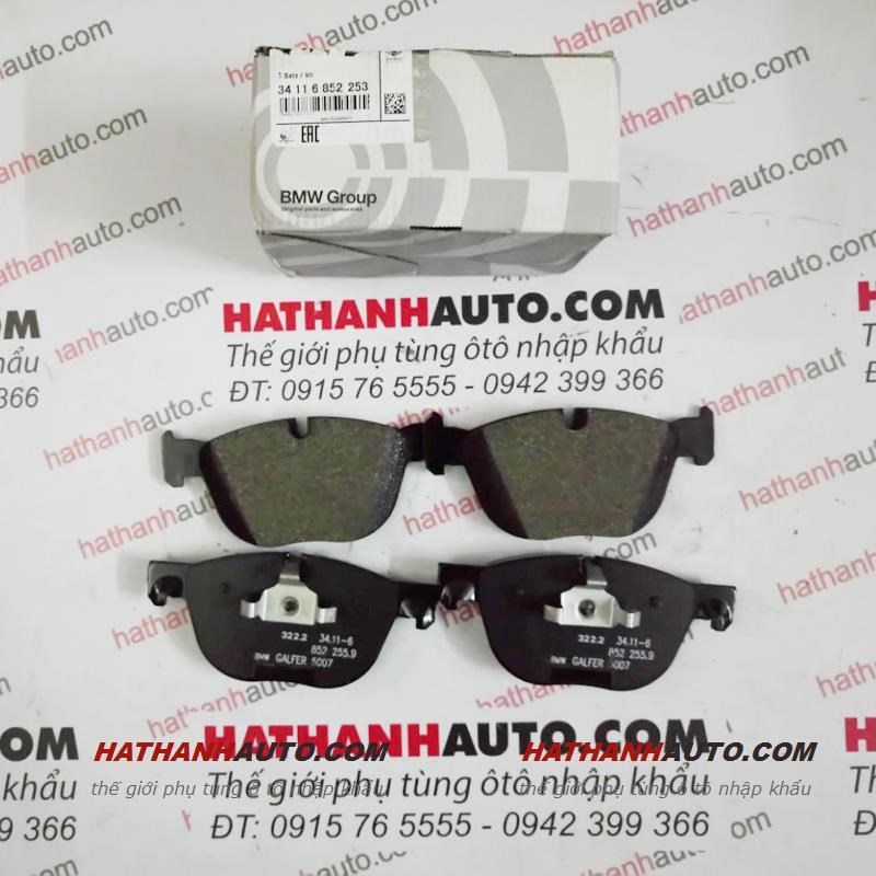 Má phanh (bố thắng) trước xe BMW X5, X6 - 34116852253