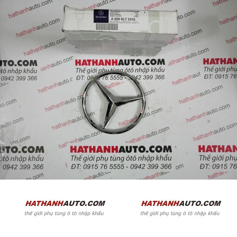 Logo mặt ga lăng xe Mercedes CLA, CLS, E W212, GL W164 - 0008171016