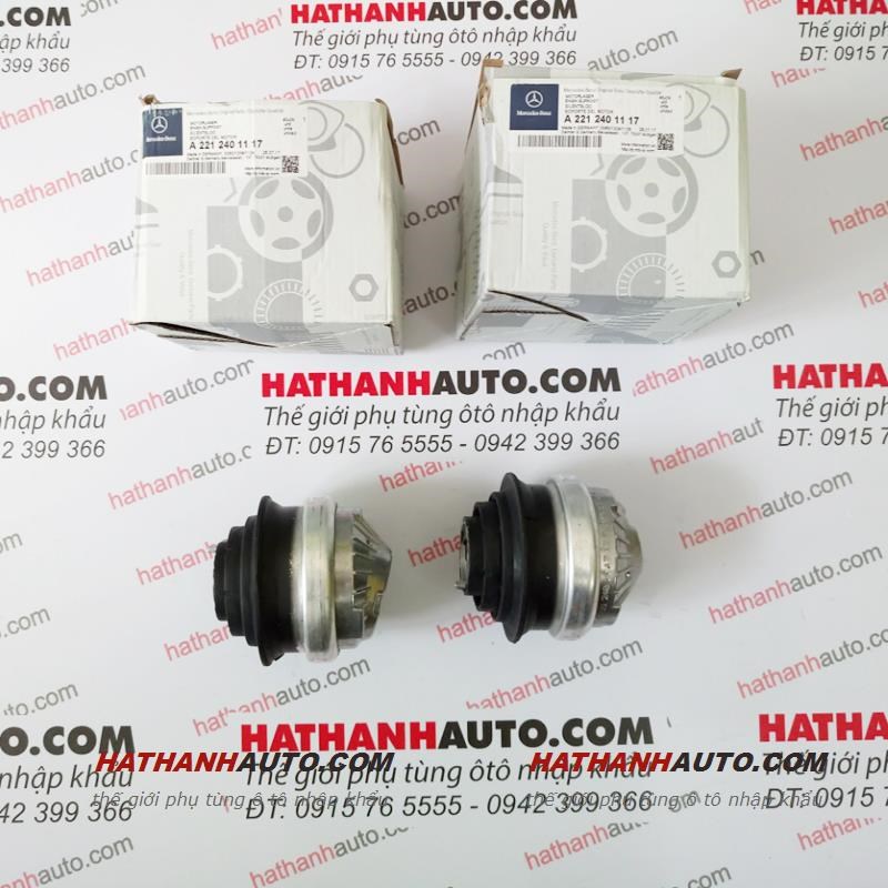 Cao su chân máy xe Mercedes S250, S280, S300, S320 W221- 2212401117