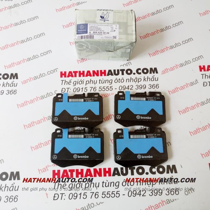 Má phanh (bố thắng) trước xe Mercedes C160, C180 W205 - 0084201820