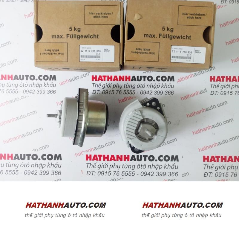 Cao su chân máy xe BMW X5 E70, X6 E71 - 22116786836