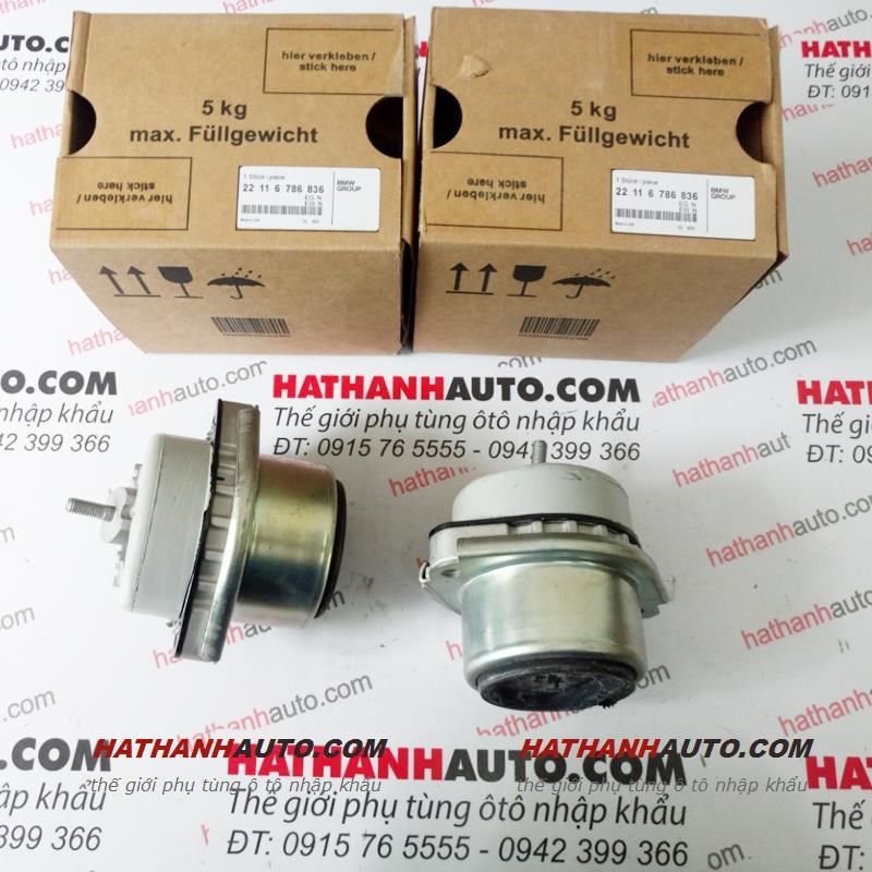 Cao su chân máy xe BMW X5 E70, X6 E71 - 22116786836