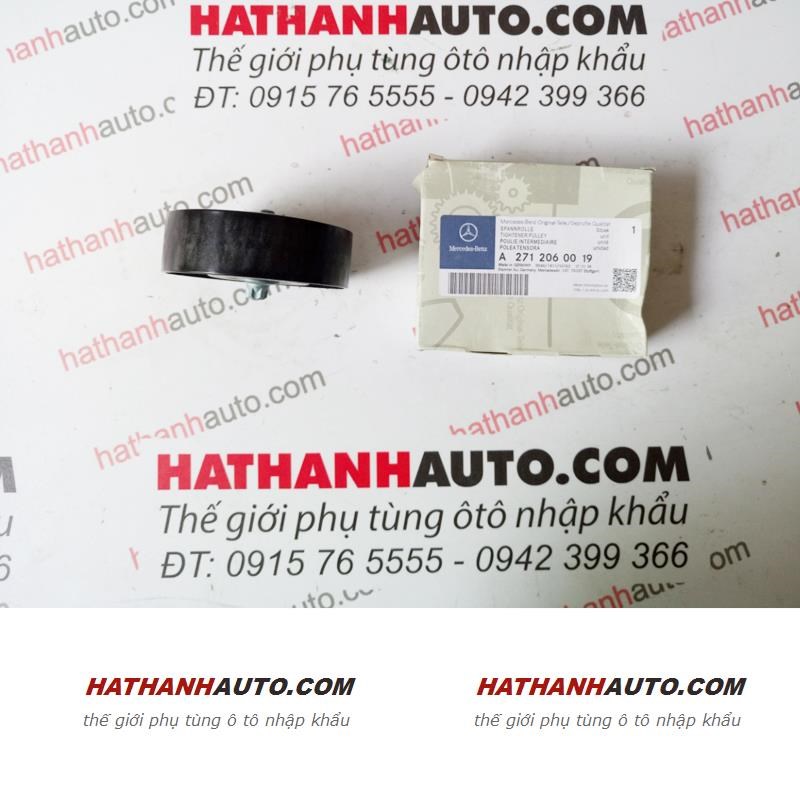 Bi (buly) trơn tăng dây cu roa xe Mercedes C160, C180 - 2712060019