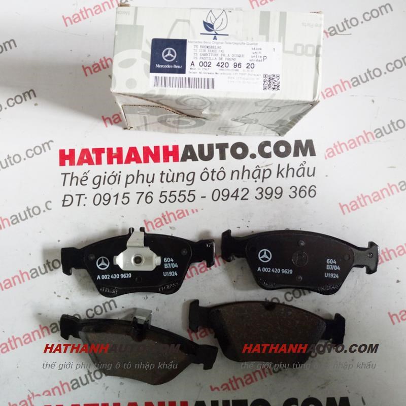 Má phanh (bố thắng) trước xe Mercedes C230T, C240T C250T C280T W202