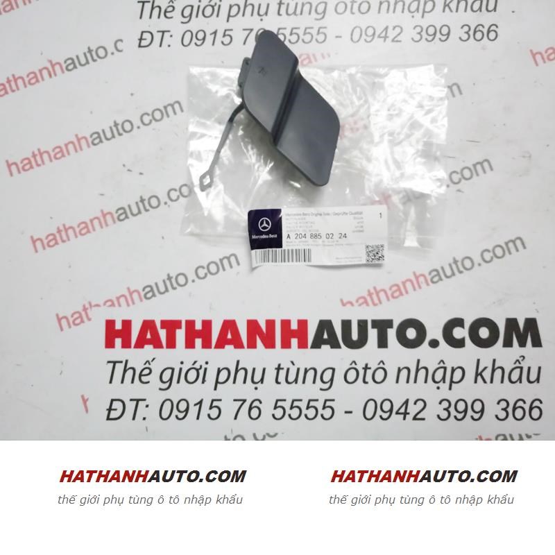 Ốp móc kéo xe ba đờ sốc trước xe Mercedes GLK320, GLK350