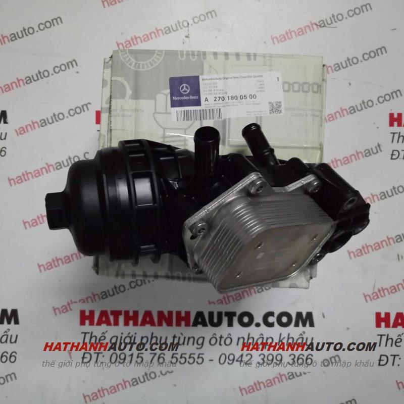 Két làm mát dầu máy xe Mercedes A160, A180, A200 W176 - 2701800500