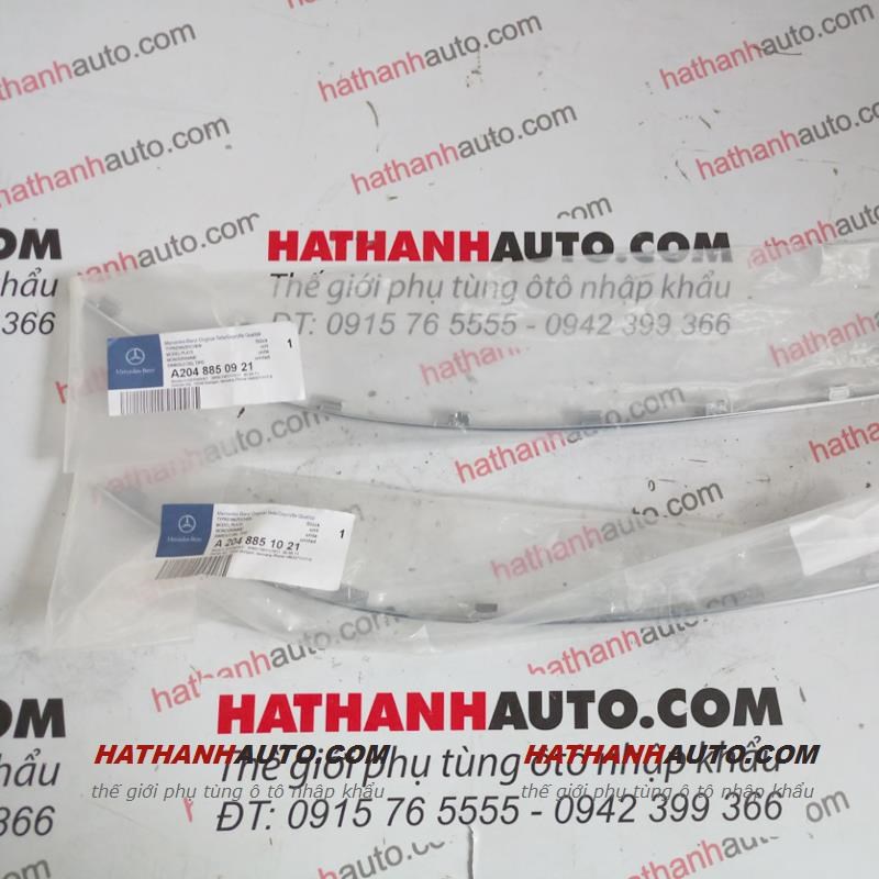 Nẹp inox ba đờ sốc sau xe Mercedes C350, C63 AMG, C320 W204