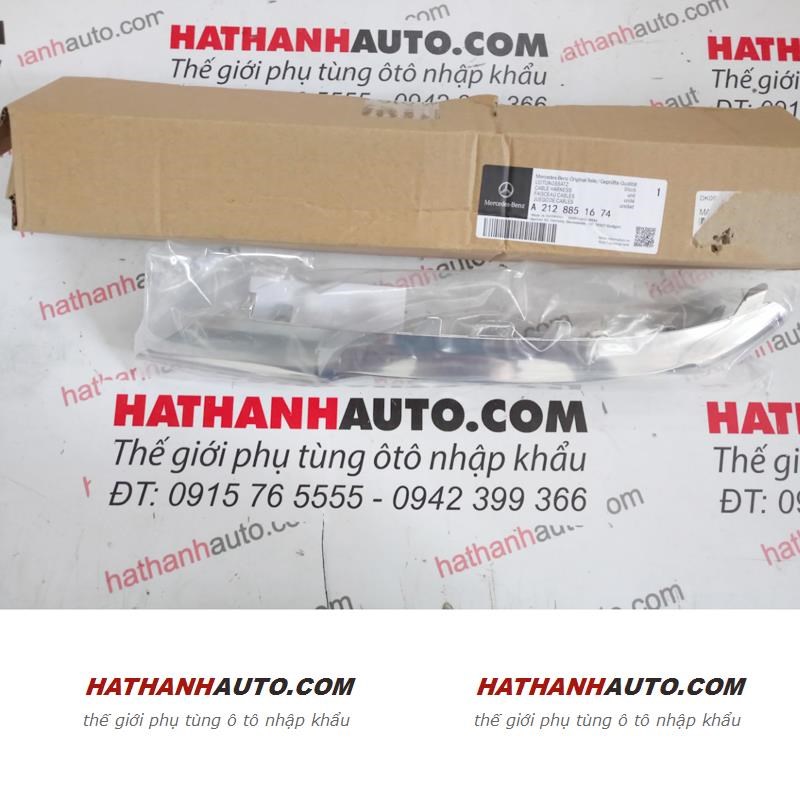 Ốp inox đèn gầm (sương mù) xe Mercedes E200, E220, E250- 2128851674