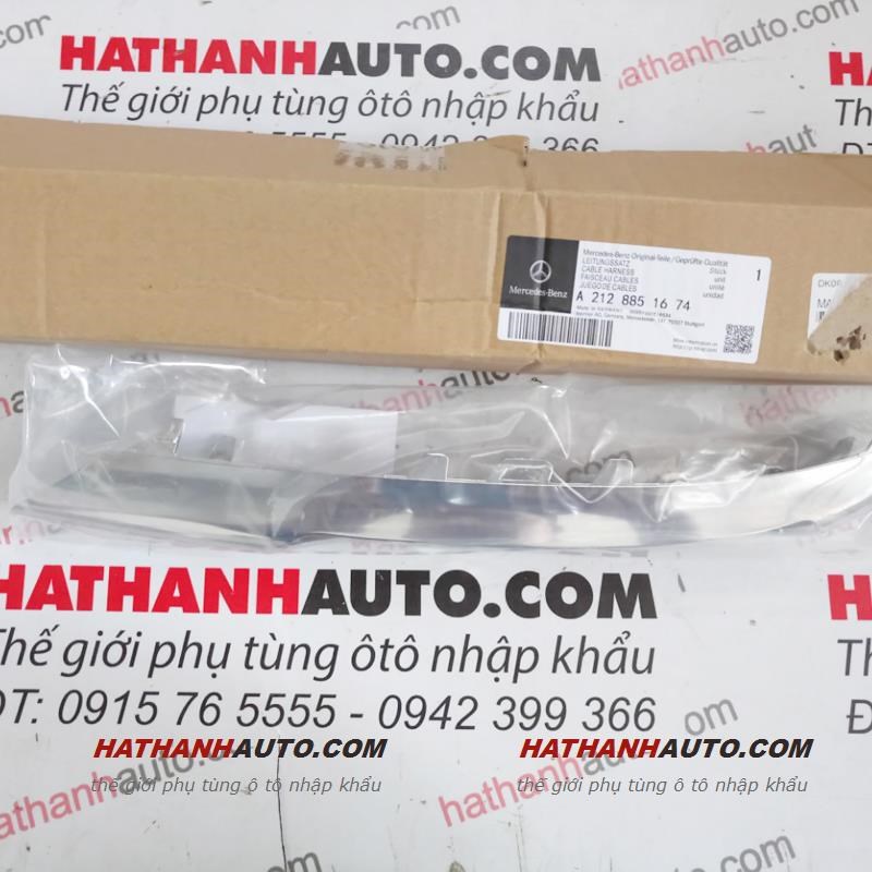 Ốp inox đèn gầm (sương mù) xe Mercedes E200, E220, E250- 2128851674