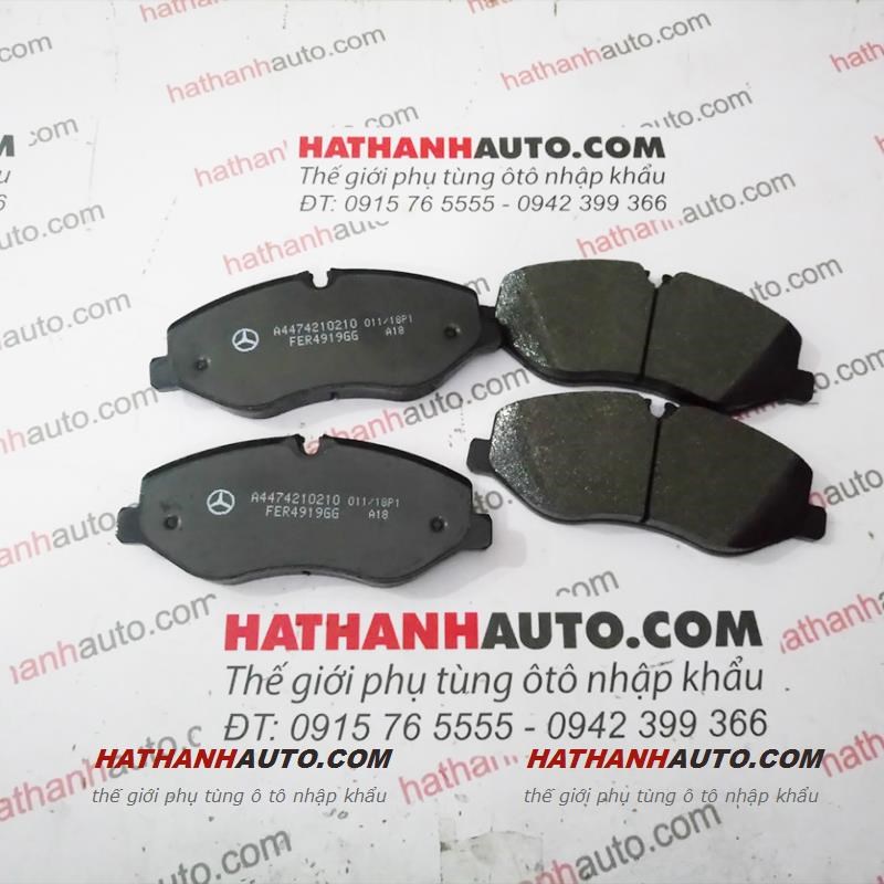 Má phanh (bố thắng) trước xe Volkswagen Crafter - 0064208420