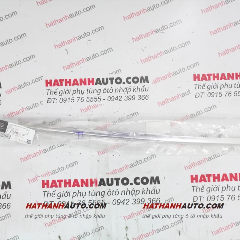 Nẹp inox ba đờ sốc sau xe Mercedes S63 AMG, S65 AMG W222-2228853100