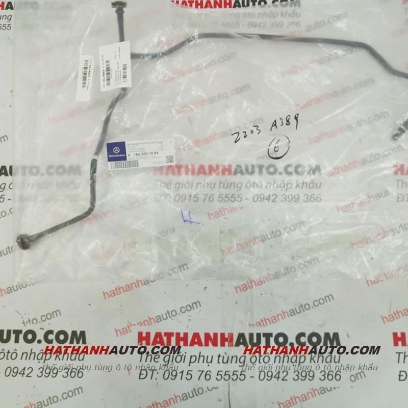 Ống nước vào bình nước phụ xe Mercedes ML250, ML350 W166-1665001091