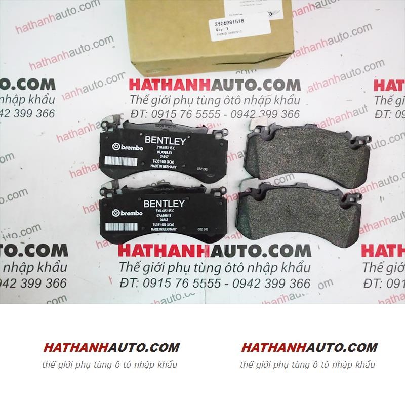 Má phanh (bố thắng) trước xe Bentley Mulsanne - 3Y0698151B