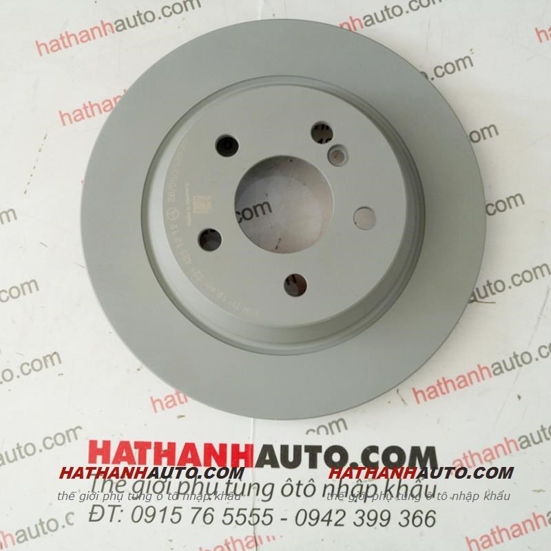 Đĩa phanh (thắng) sau xe Mercedes S Class W221 - 2214231212
