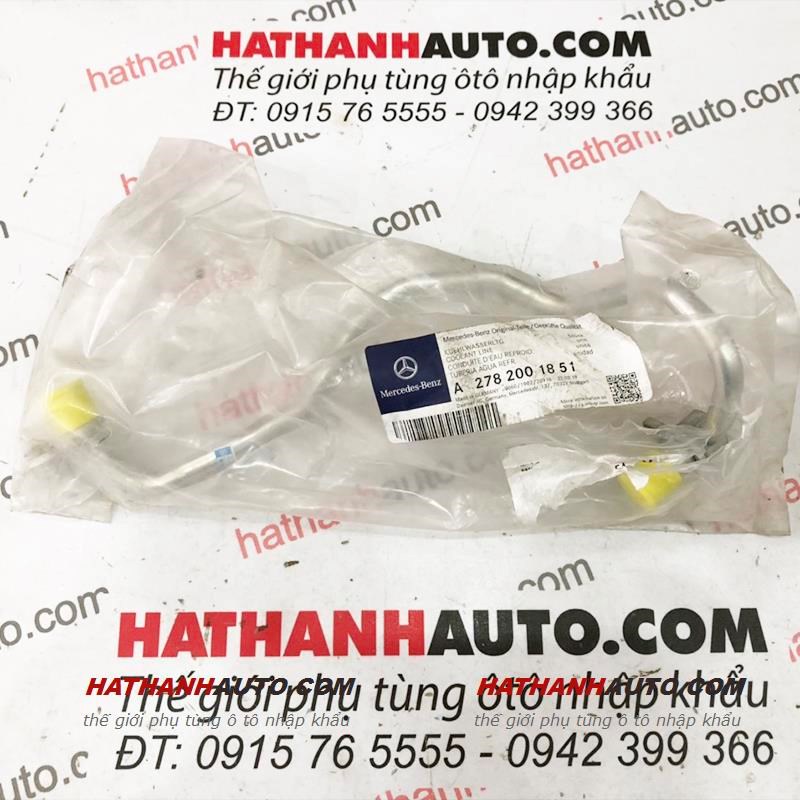 Ống nước xe Mercedes M157, M278 - 2782001851 - A2782001851