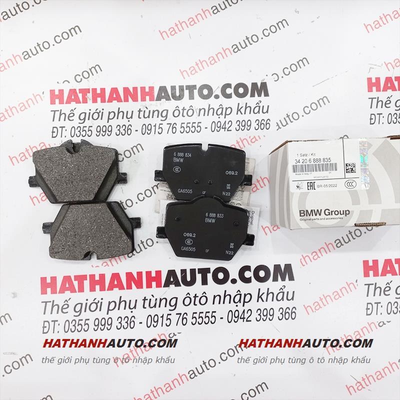 Má phanh (bố thắng) sau xe BMW Z4 G29, M3 G80, M4 G83 - 34206888835