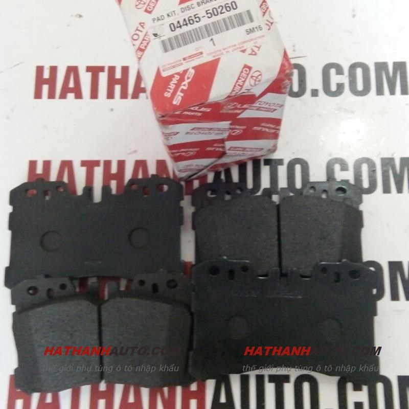 Má phanh (bố thắng) trước xe Lexus LS600HL chính hãng - 04465-50260