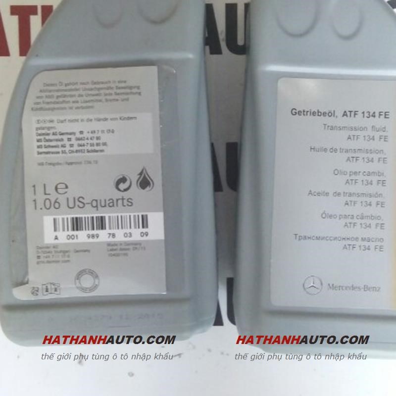 Dầu (nhớt) hộp số màu xanh xe Mercedes CLS63 AMG chính hãng - 0019897803